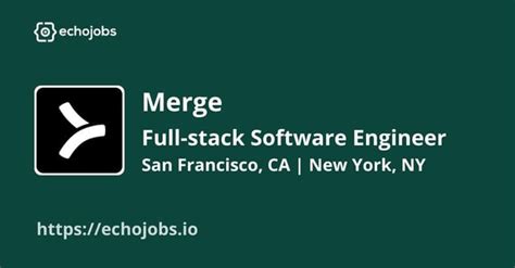 merge is hiring software engineer full stack usd 135k 250k [san