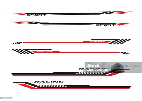 사이드 차체 벡터 스트라이프 데칼 두 부품에 대한 차량 벡터 데칼 스트라이프 0명에 대한 스톡 벡터 아트 및 기타 이미지 0