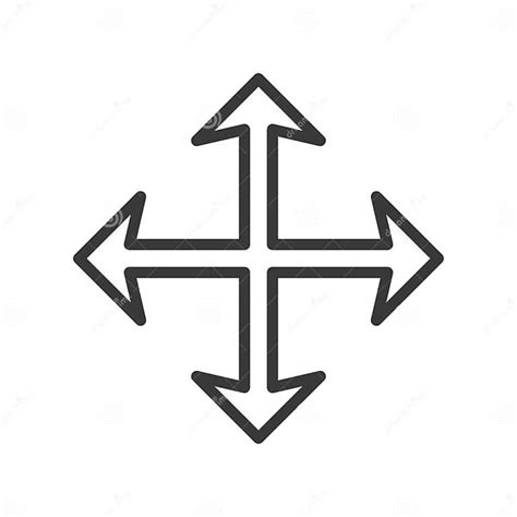 Mouse Cursor Move Icon Vector Stock Vector Illustration Of Design Click 161466062