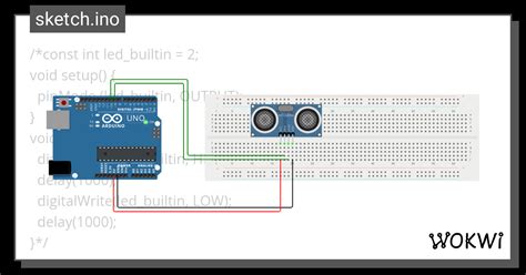 Ultrassonic Wokwi Esp32 Stm32 Arduino Simulator