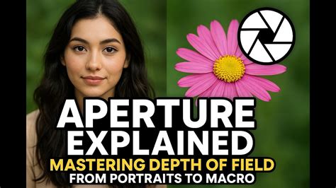 Aperture Explained Mastering Depth Of Field For Portraits And Macro Youtube
