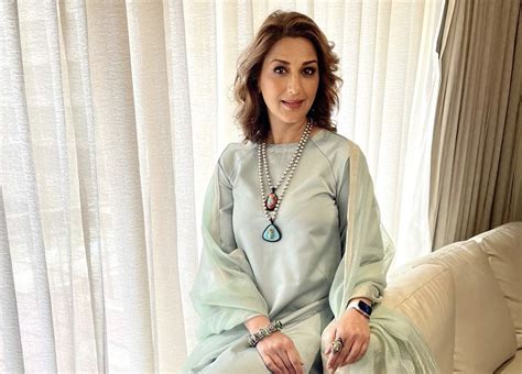 Sonali Bendre Makes A Case For Understated Elegance With Her Sky Blue Anavila Kurta Set Vogue