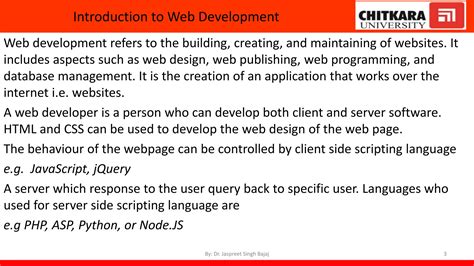 Introduction To Web Development And Basics Of Html Css And Javascript