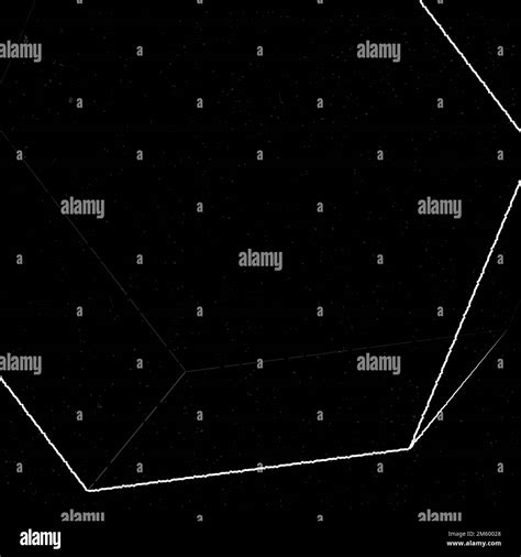 White Geometric Hexagonal Prism On Black Background Vector Stock Vector Image And Art Alamy