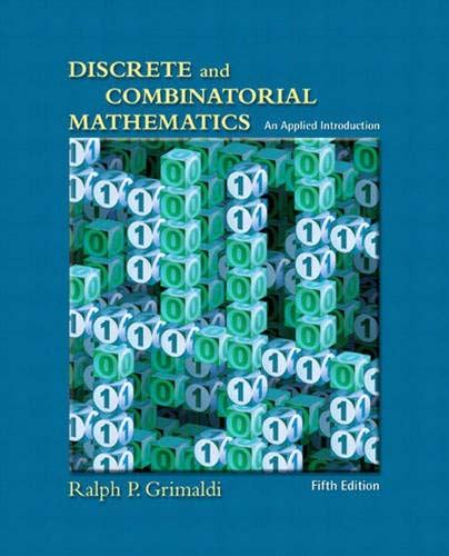 solution manual discrete and combinatorial mathematics an applied