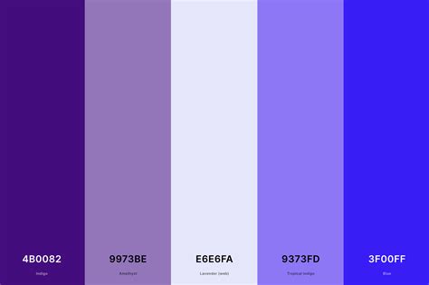 25 Best Lavender Color Palettes With Names And Hex Codes
