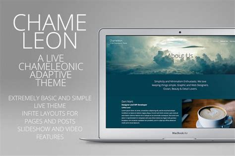 Chameleon Adaptive Wordpress Theme Wordpress Theme Wordpress Theme