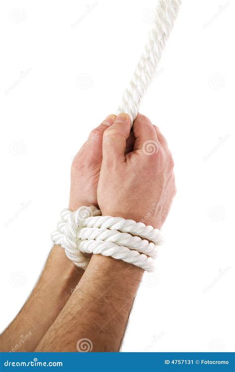 Hands Tied Stock Image Image Of Dilemma Hazardous Grasping 4757131