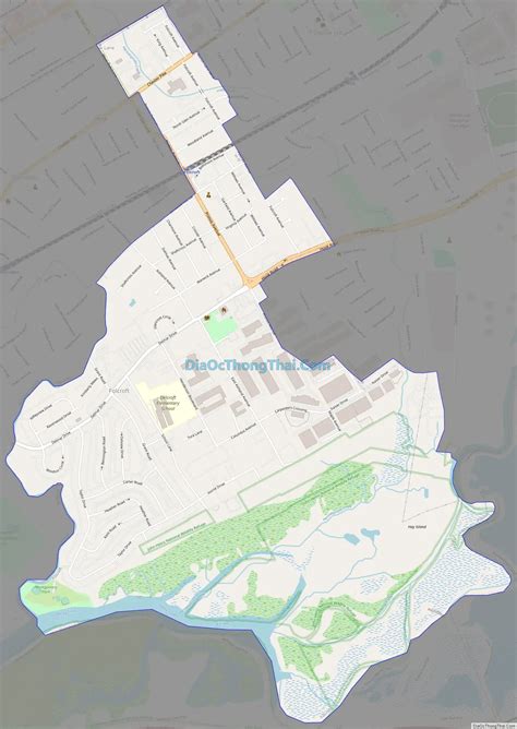 Map Of Folcroft Borough Thong Thai Real