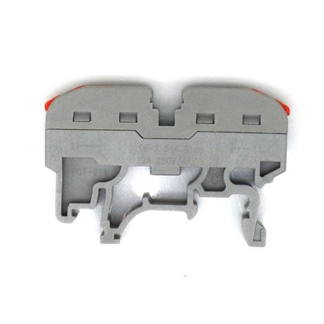 Screwless Electrical Cable Connector Rail Mounted Terminal Block Din Spring Power Male Wire