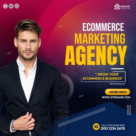 Ecommerce Business Webinar Template Postermywall