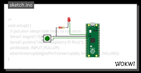 Pico Blink Wokwi ESP32 STM32 Arduino Simulator