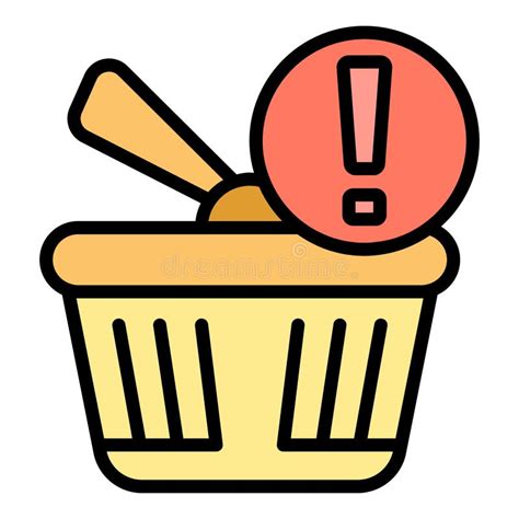 Regulated Products Basket Icon Vector Flat Stock Illustration