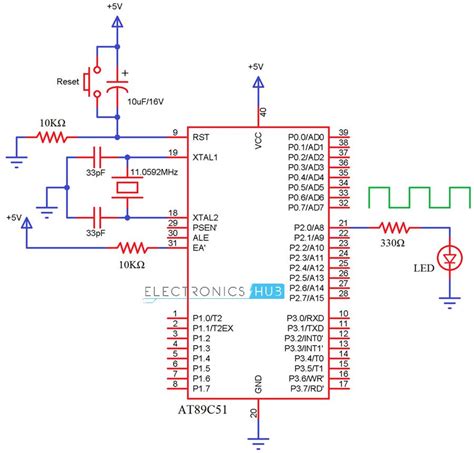 Delay Using 8051 Timers Time Delay Relay Electronicshub