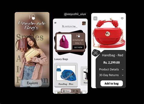 Bag App Design Figma