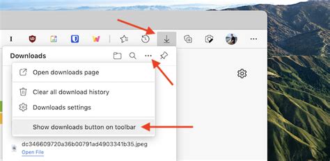 wie pin der downloads taste um microsoft edge toolbar thefastcode