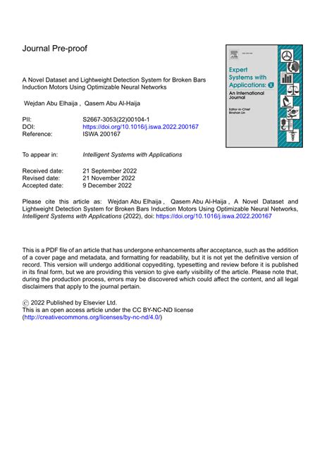 Pdf A Novel Dataset And Lightweight Detection System For Broken Bars
