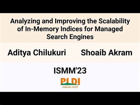 free video analyzing and improving the scalability of in memory