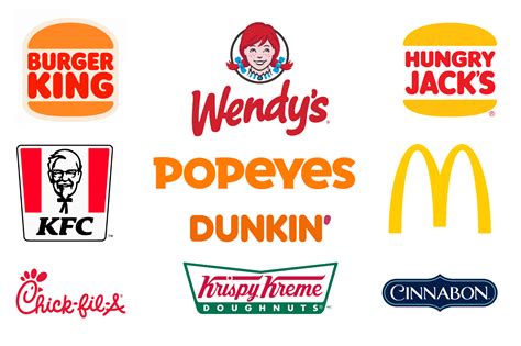 Collage Di Logo Fast Food
