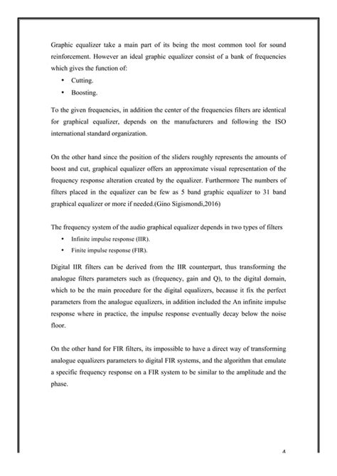 Graphical Equalizer Using Matlab Pdf
