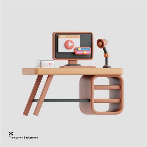 Premium Psd 3d Illustration Of Podcast Editing Or Production