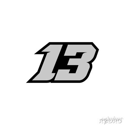 Number 13 Logo