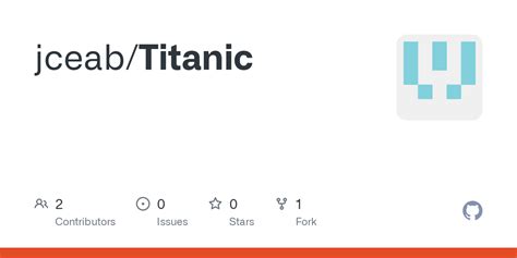 GitHub Jceab Titanic