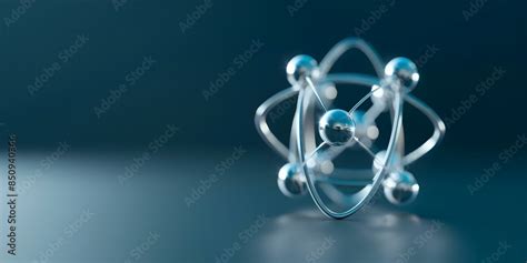 Metallic Atom Core Shown In Textbook Diagrams With Structured Radiance Concept Atomic Structure