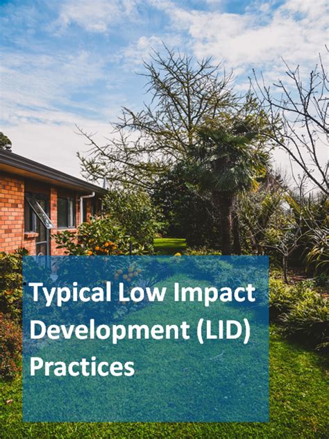 Selection Of Low Impact Development Infrastructure Based On Precipitation Regimes And Land Uses