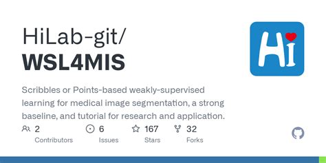 GitHub HiLab Git WSL MIS Scribbles Or Points Based Weakly Supervised Learning For Medical
