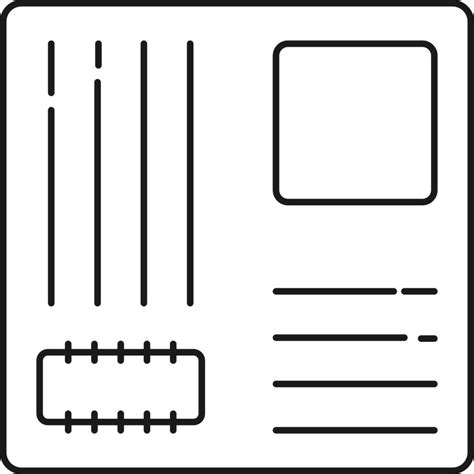 Motherboard Icon In Black Line Art 24446976 Vector Art At Vecteezy