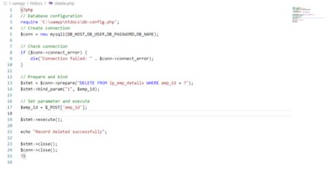 Php Crud Operations Using Mysql Create Read Update And Delete