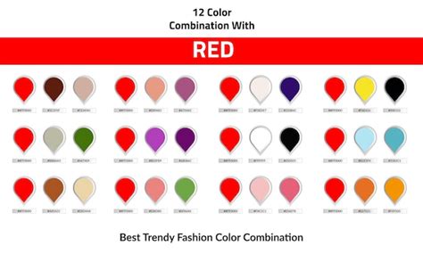 Premium Vector Color Pallet Combinations For Trendy Fashion Apparel Design