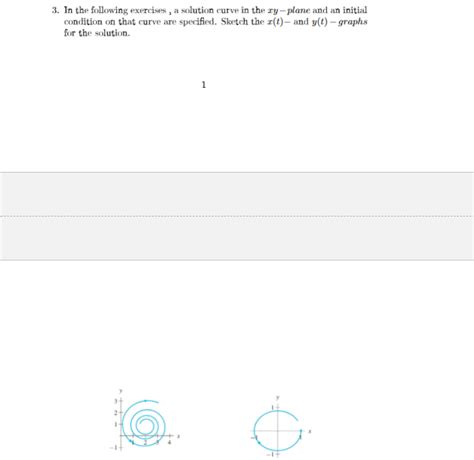 In The Following Exercises A Solution Curve In The Chegg