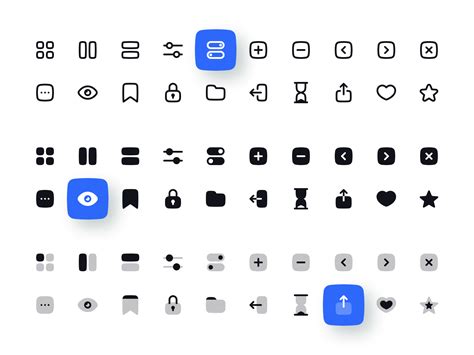 User Interface Icon Set By Dima Groshev Done On Dribbble