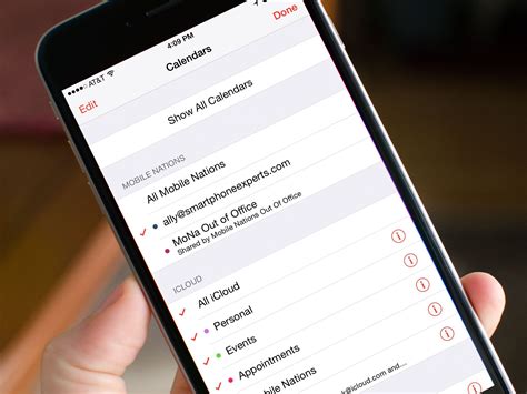 How To Hide Calendars In The Calendar App For Iphone And Ipad Imore