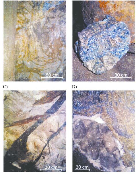 Textures And Position Of Pb Zn Mineralization In The Underground Works Download Scientific
