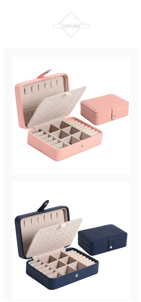 Изысканная шкатулка для хранения ювелирных изделий Новая высококачественная Вместительная