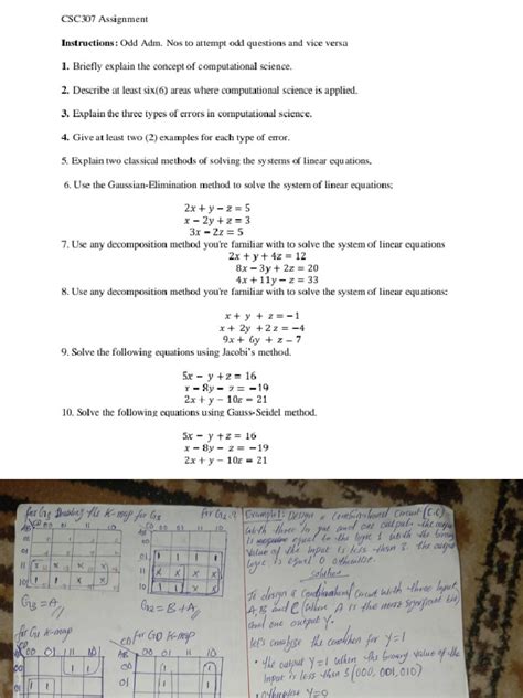 csc 307 questions and answers pdf