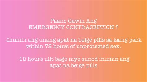 What To To In Case Of Unprotected Sex Philippines Youtube