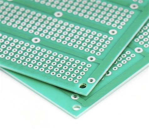 1 X Single Side Fr4 Diy Breadboard Style Prototype 254mm Universal Pc Sm Components