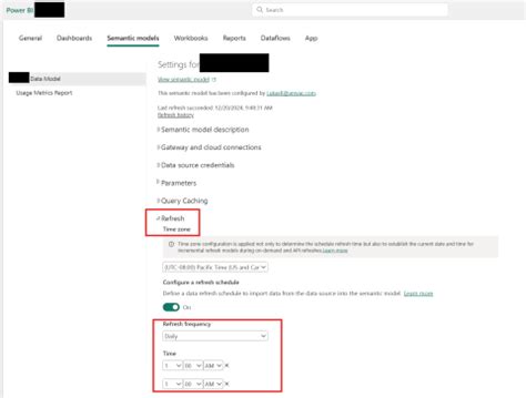 Power BI Scheduled Refresh Automate Data Updates