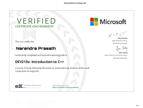 Narendra Prasath G On Linkedin Microsoft Cplusplus