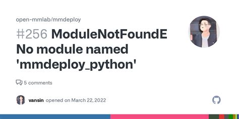 modulenotfounderror no module named mmdeploy python · issue 256