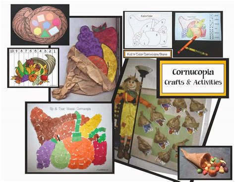 Cornucopia Themed Activities Classroom Freebies