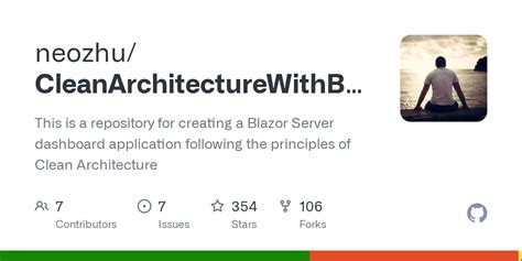 Issues · Neozhu Cleanarchitecturewithblazorserver · Github