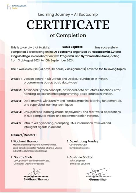 sonish sapkota on linkedin thrilled to share that i ve successfully