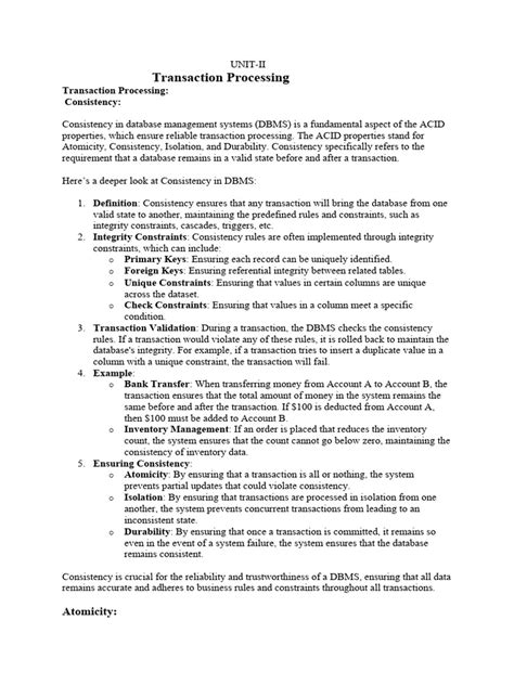 Unit 2 Pdf Database Transaction Acid