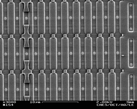 Sem View Of The 128 Kbit Eeprom Tunnel Oxide Layer From The Backside Download Scientific