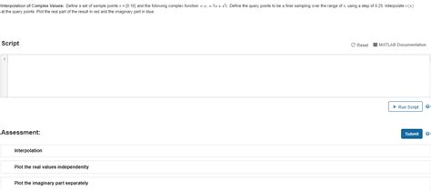 Solved Interpolation Of Complex Values Define A Set Of Chegg